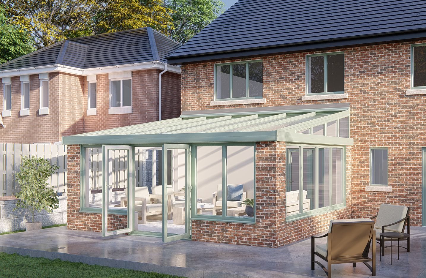 Lean-to Conservatories - Britannia Windows